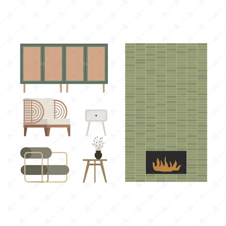 Living Room Furniture Cutouts Pack – Learn Architecture Online