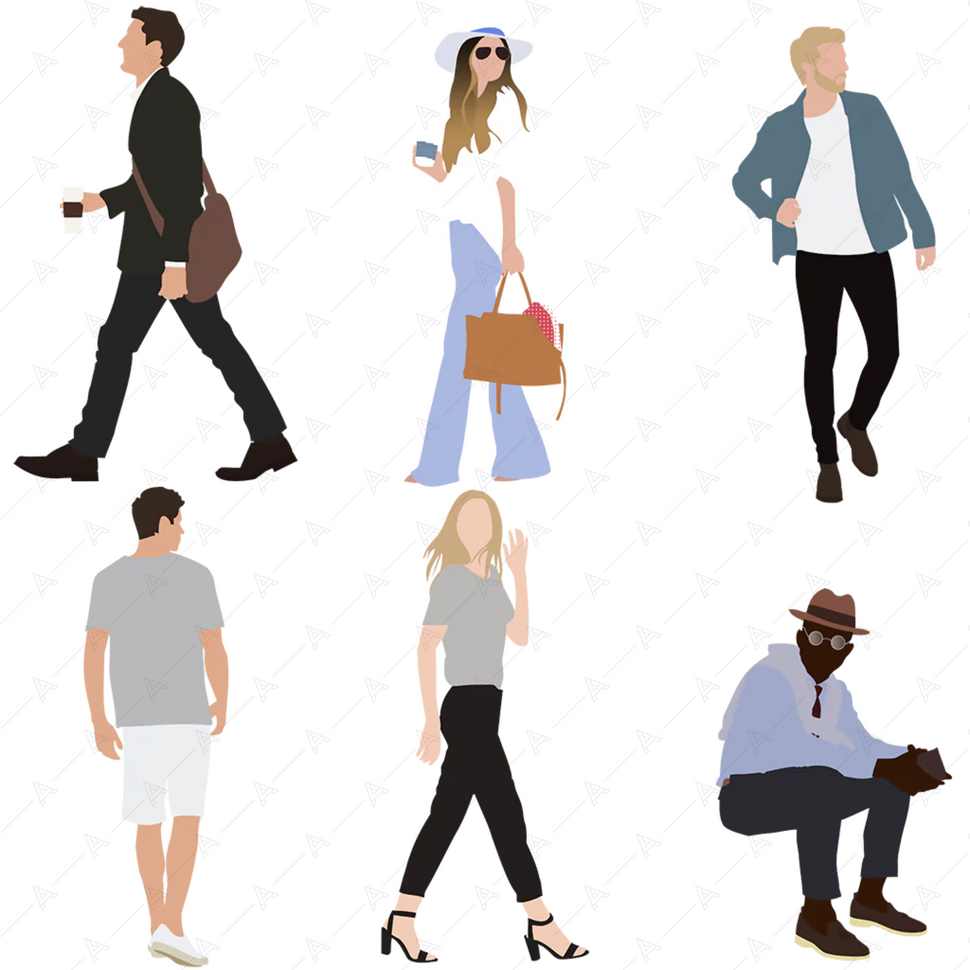 People Illustration Pack 2 – Learn Architecture Online