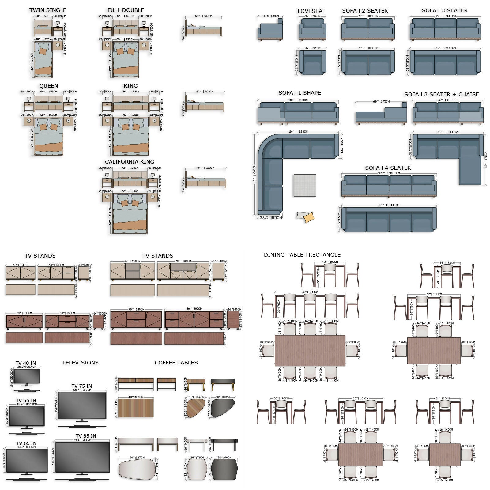 Residential Furnishing – CAD Mega Pack – Learn Architecture Online