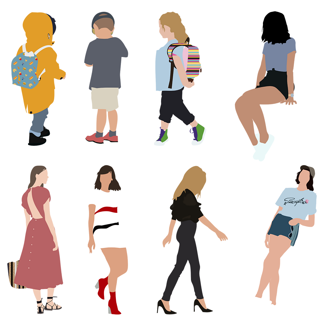 People Illustration Pack 1 | Learn Architecture Online