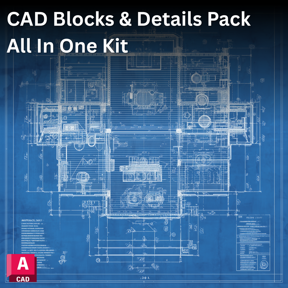 CAD Blocks & Details Pack - All In One Kit – Learn Architecture Online