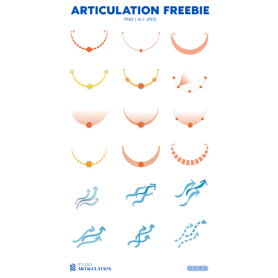 Sun Path And Wind Symbols - Freebie – Learn Architecture Online