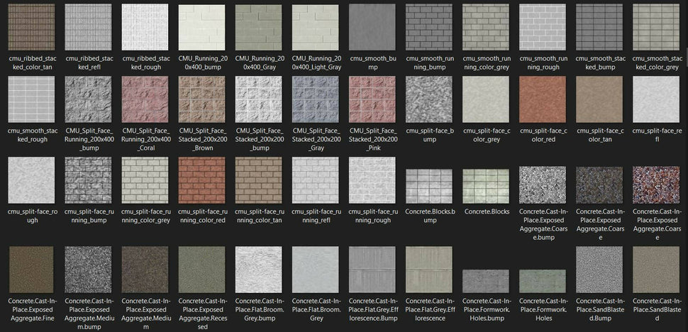 900+ Architectural Textures Pack Vol.1 | Representation & visualizatio ...