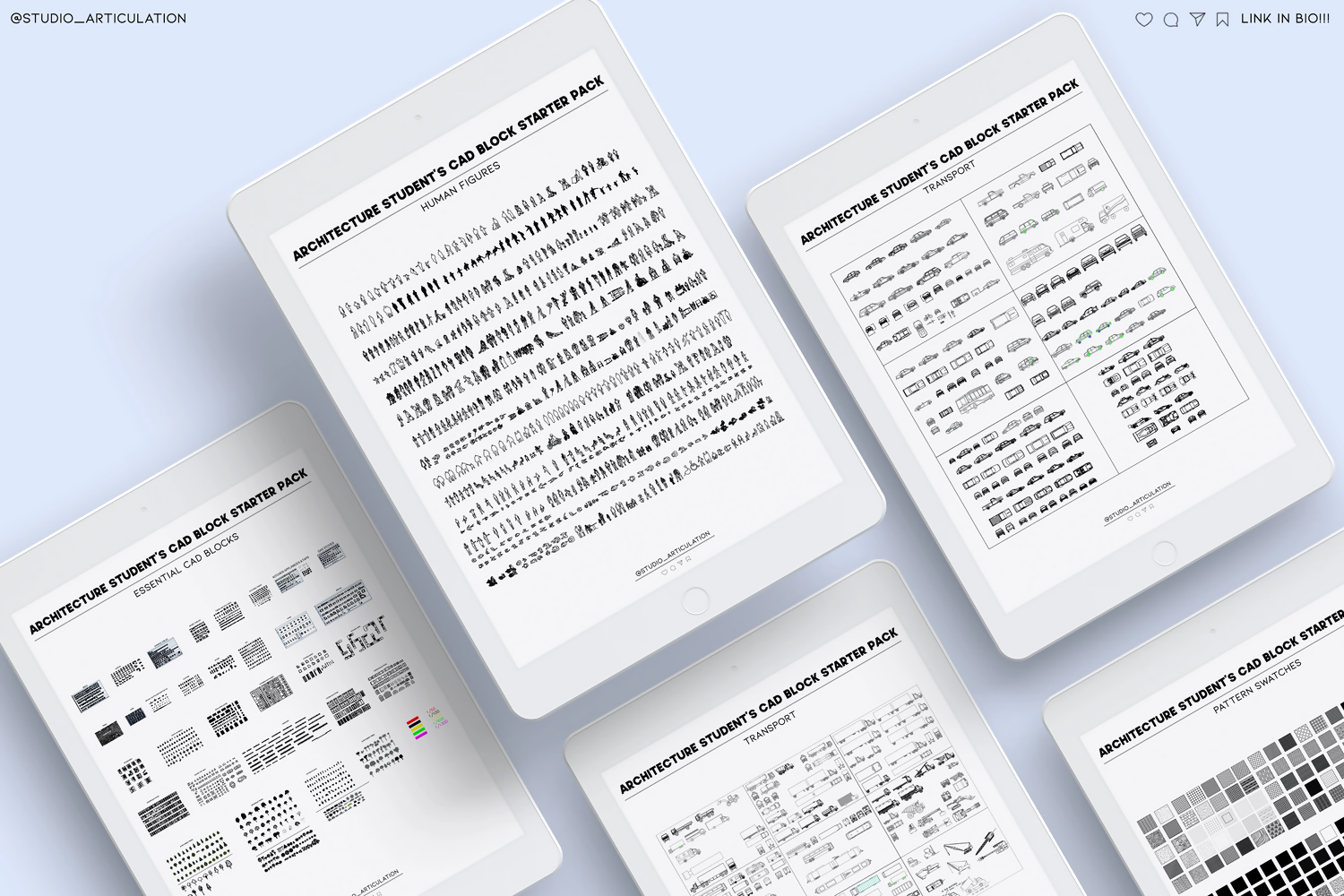 Architecture Student's CAD Block Starter Pack – Learn Architecture Online
