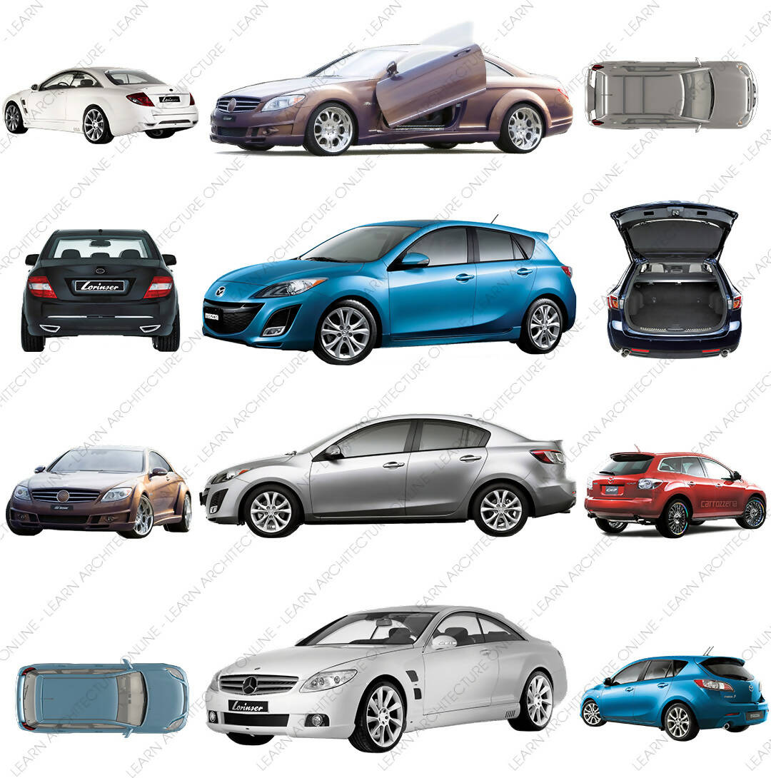 20 Car Cutouts – Learn Architecture Online