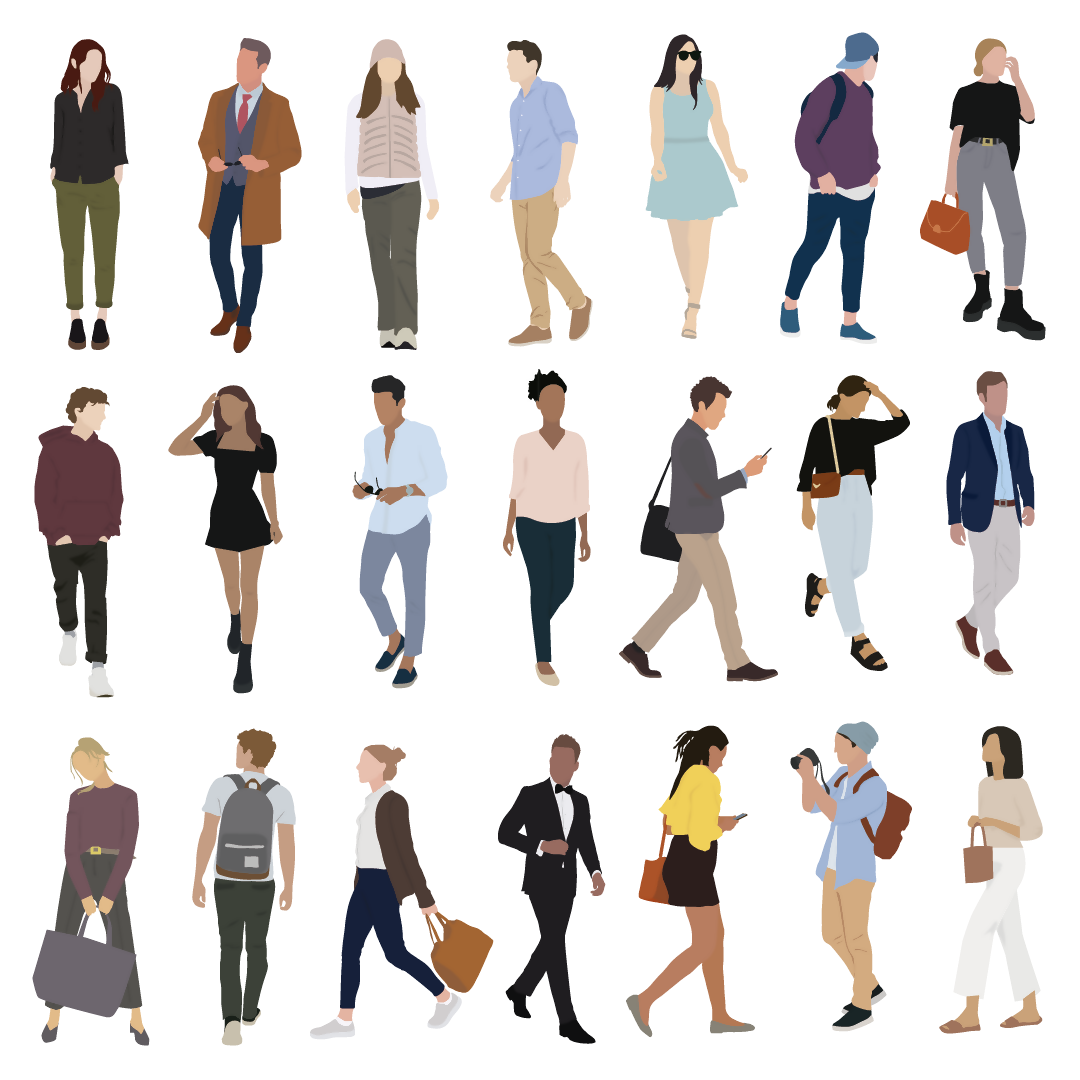 21 Human Scales (Vector + CAD) | Learn Architecture Online