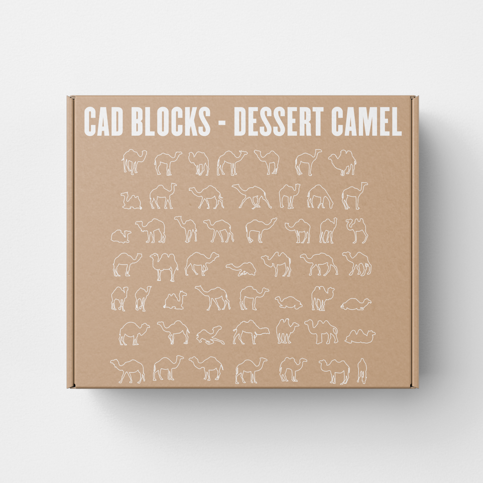 CAD Block Camel Dessert – Learn Architecture Online