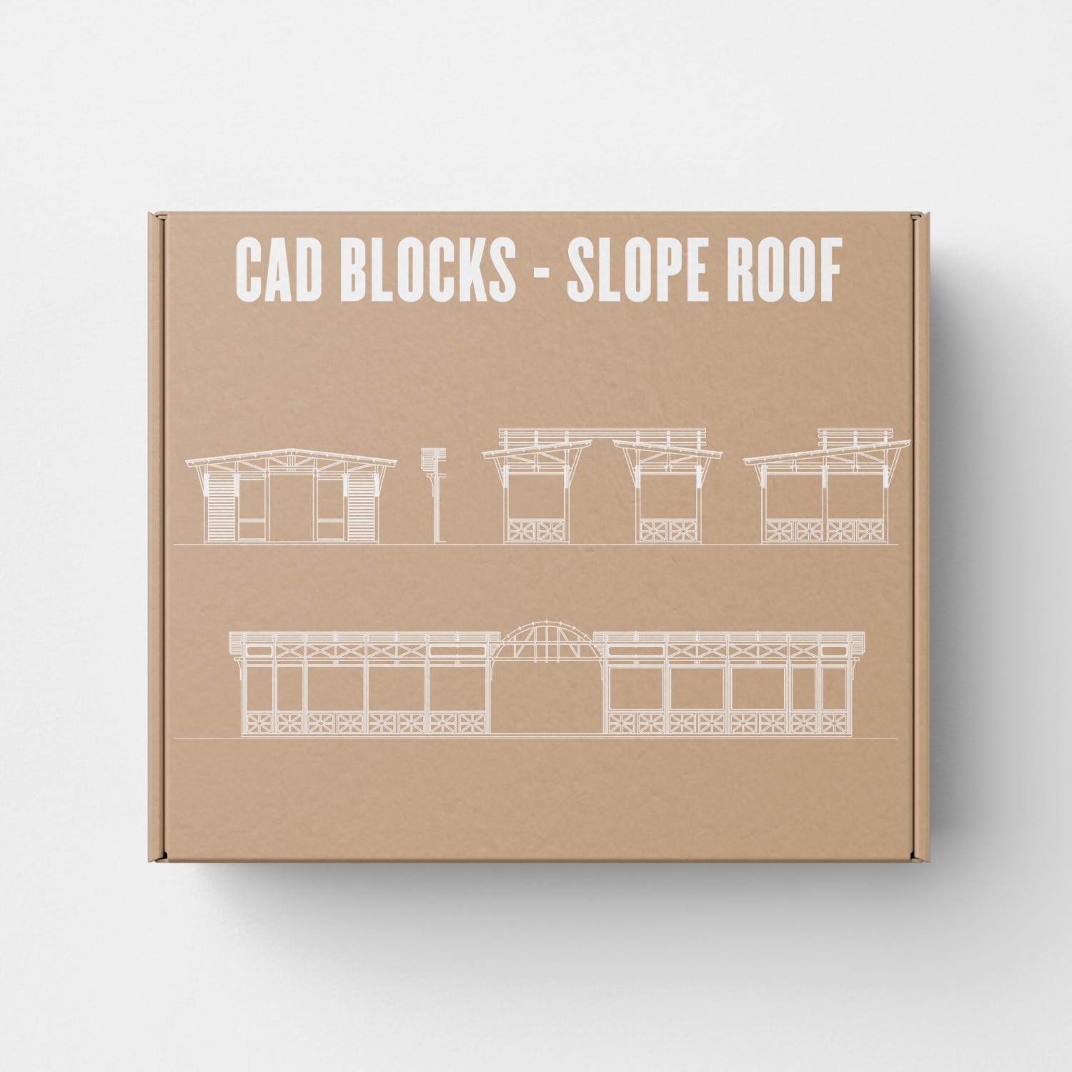 CAD Block Timber Construction Slope Roof | Learn Architecture Online