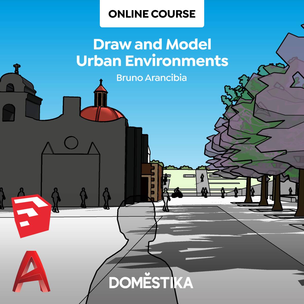 Drawing and Modeling Urban Spaces with AutoCAD and SketchUp – Learn ...