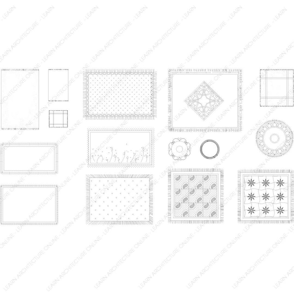 CAD Block Carpet – Learn Architecture Online