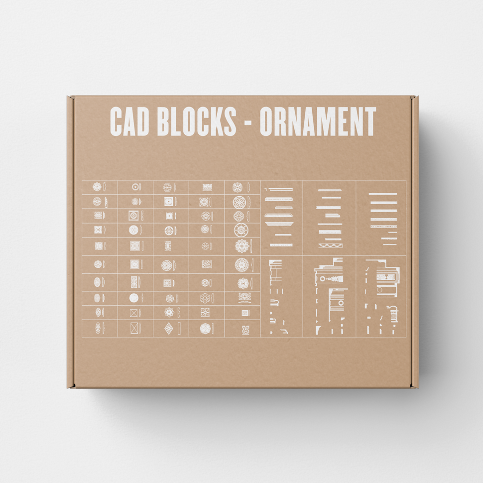 CAD Block Ornaments – Learn Architecture Online