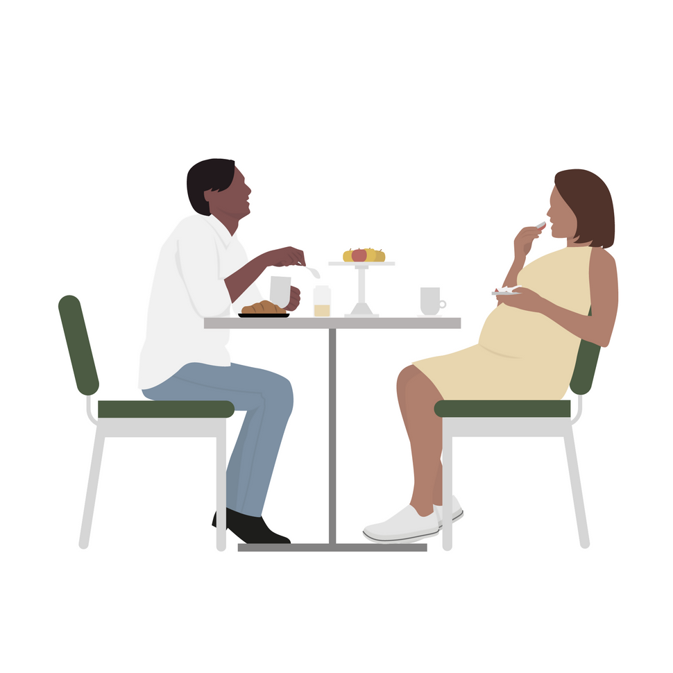 People Eating Cutout Pack – Learn Architecture Online