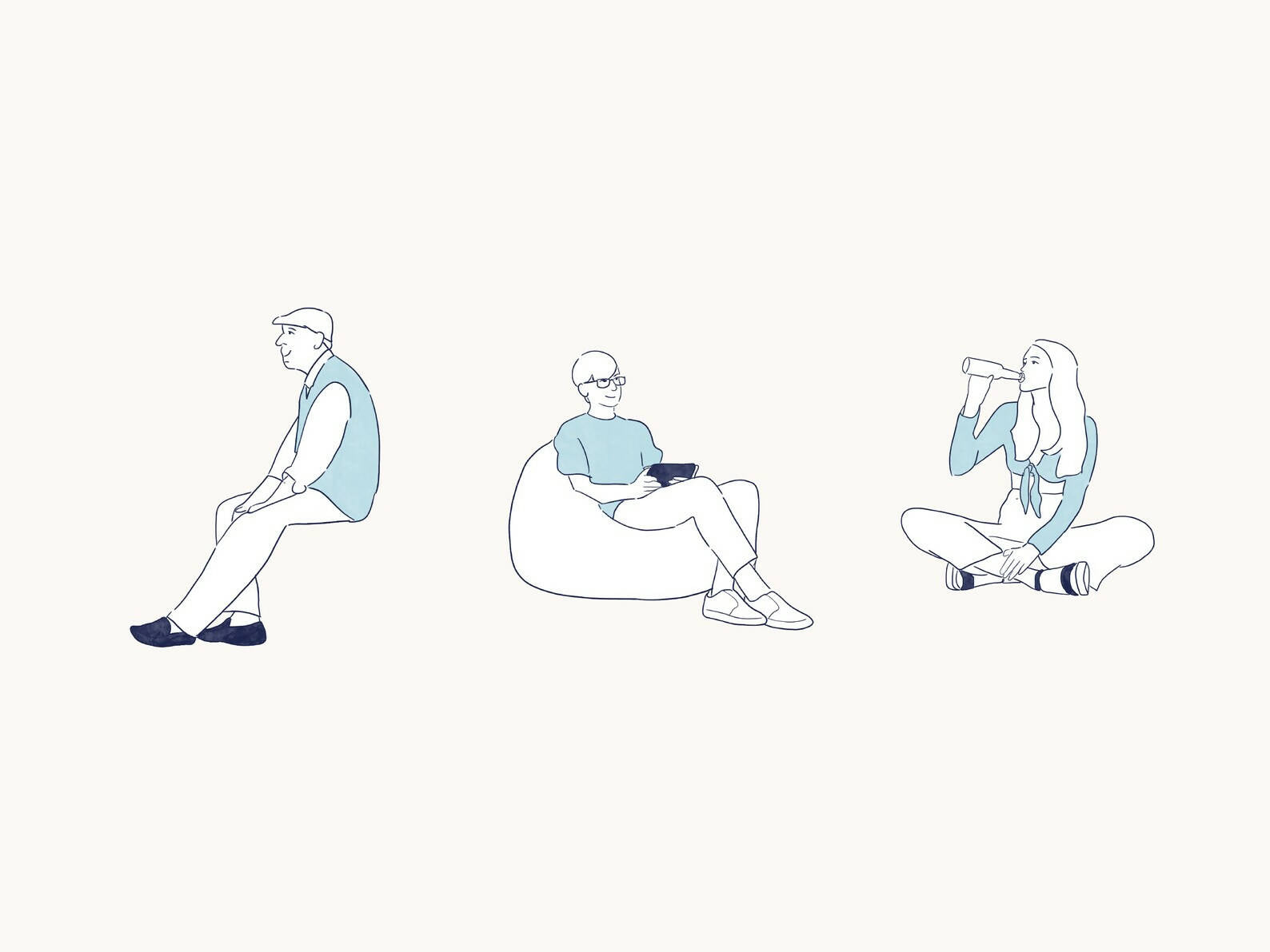 15 Set Flat Vector People Pack | Learn Architecture Online 15 Set Flat Vector People Pack | Learn Architecture Online